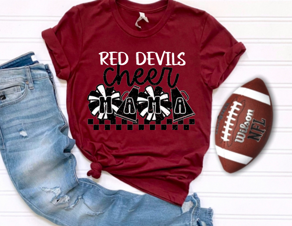 Devils Cheer Mom Checkered | Midsummer Originals