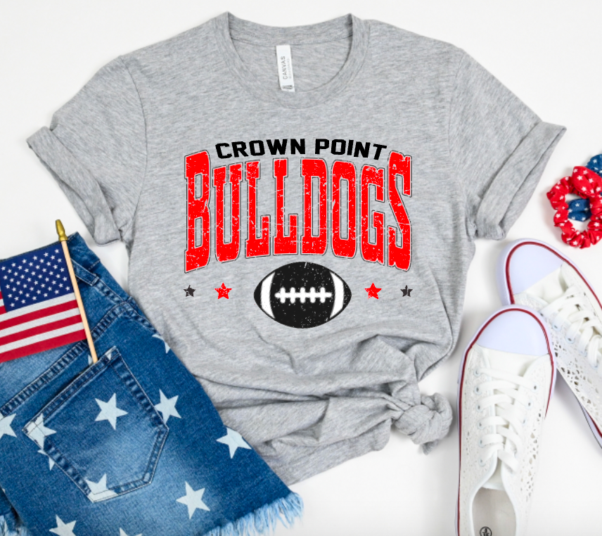 Crown Point Bulldogs Varsity Football Arch | Midsummer Originals