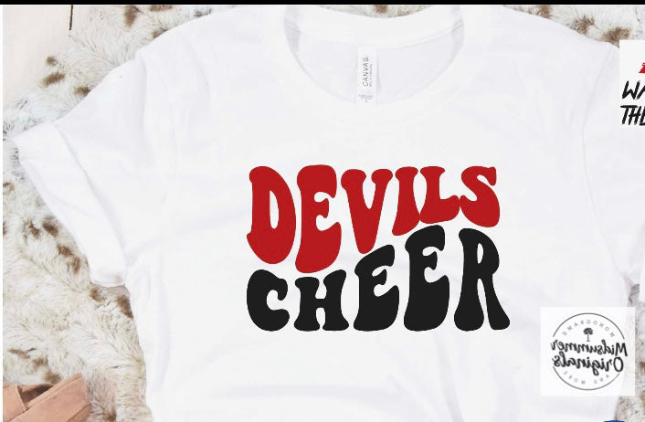 Devils cheer Retro Stack | Midsummer Originals